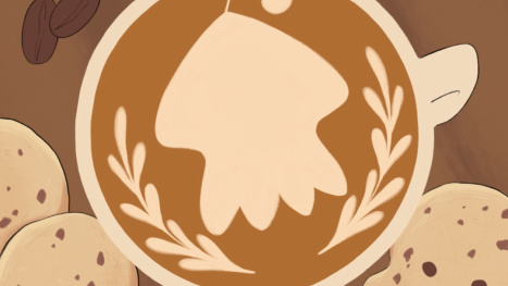 Fresco - Splatoon Coffee Latte Drawing