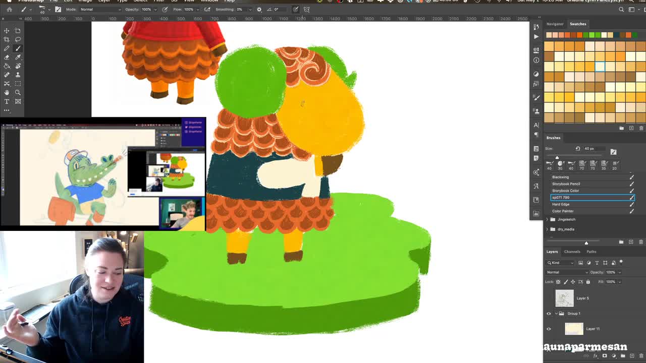 Photoshop - Animal Crossing Fanart with Logan Faerber :: Behance