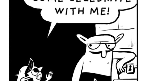 Fresco - INKING my new comic, “How to build a dungeon”