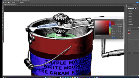 Colour, Swatches, and Polygonal Lasso Tool - Filling Colour in Photoshop