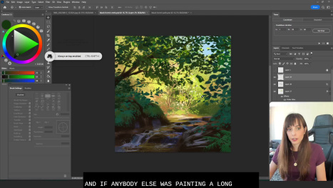 Photoshop - Painting Forest Scenes in Photoshop with Maddy Bellwoar ...