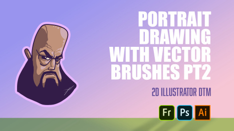 Fresco - Portrait Drawing with Adobe Fresco - Vector Workflow part 2