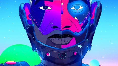 Photoshop - Will Smith Fan Art Cyberpunk Style in Photoshop - with ...