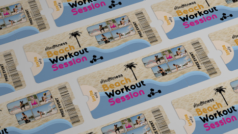 Illustrator - Designing a Gym Coupon