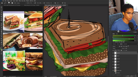 Photoshop - TASTY FOOD STREAM - Continued (LONG STREAM) :: Behance