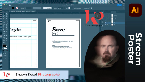 Illustrator - Stream Poster