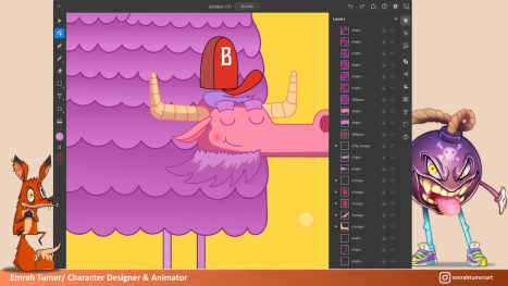 Illustrator - Character design with illustrator on iPad