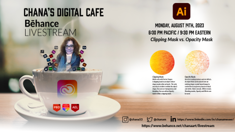 Illustrator - Adobe Illustrator: Clipping Mask vs. Opacity Mask :: Behance