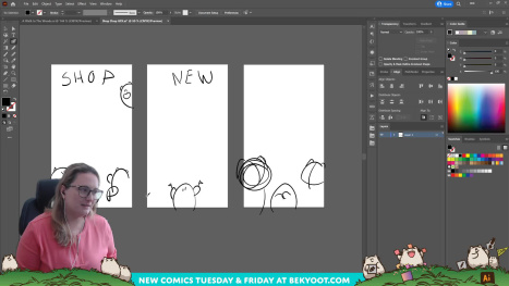 Shop Drop GFX, Sketches and Illustrator Fun!