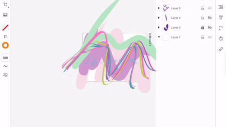 Livestreaming with Simone DeAngelis from Illustrator on iPad