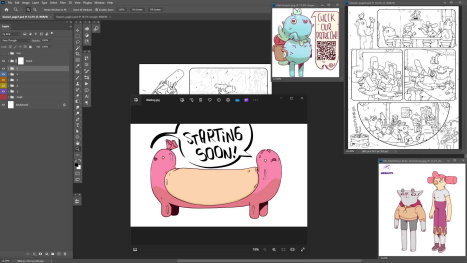 Photoshop - ENG/ESP Character Design Time! :: Behance