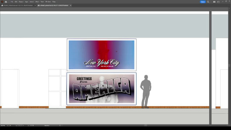 Illustrator - Museum Exhibition Title Design