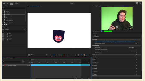 Creating a live stream puppet in Adobe Illustrator and Character Animator