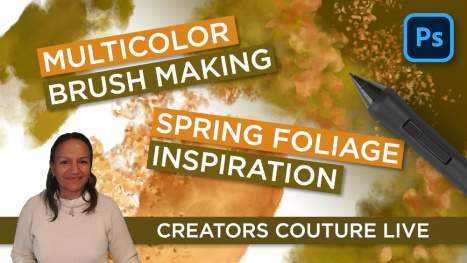 Photoshop - Multicolor Photoshop Brush Making Tutorial: Spring Foliage ...