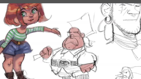 Character design with Gabriel Diaz with Fresco ( part 3 )