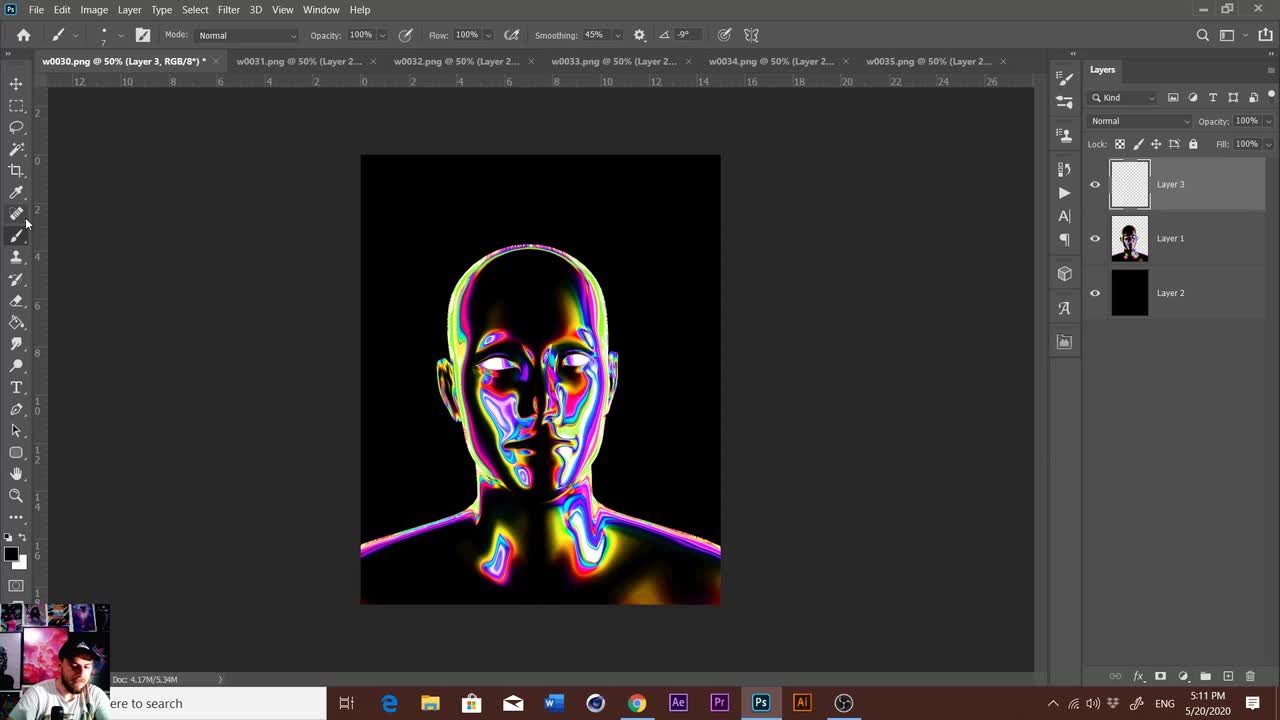Photoshop - Finalizing a frame by frame Animation - with Klarens Malluta