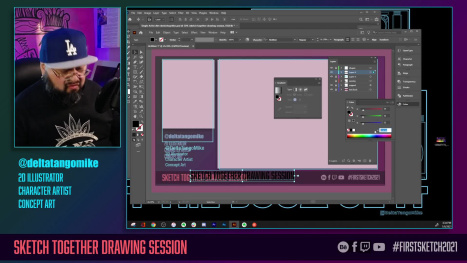 Illustrator - Creating Live Stream Overlays in Adobe Illustrator 30 ...