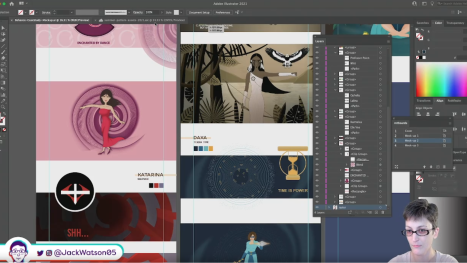 Illustrator - Art Squad Super Hero Project Part 2