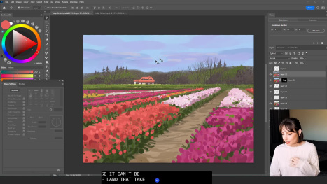 Photoshop - Painting Tulip Fields in Photoshop with Maddy Bellwoar ...