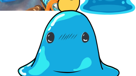 Fresco - Puddle Slime from Slime Rancher fanart