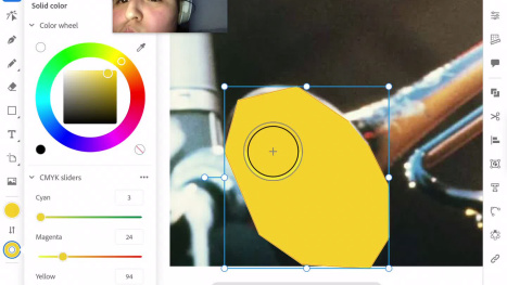 Livestreaming with Alex Corona from Illustrator on iPad