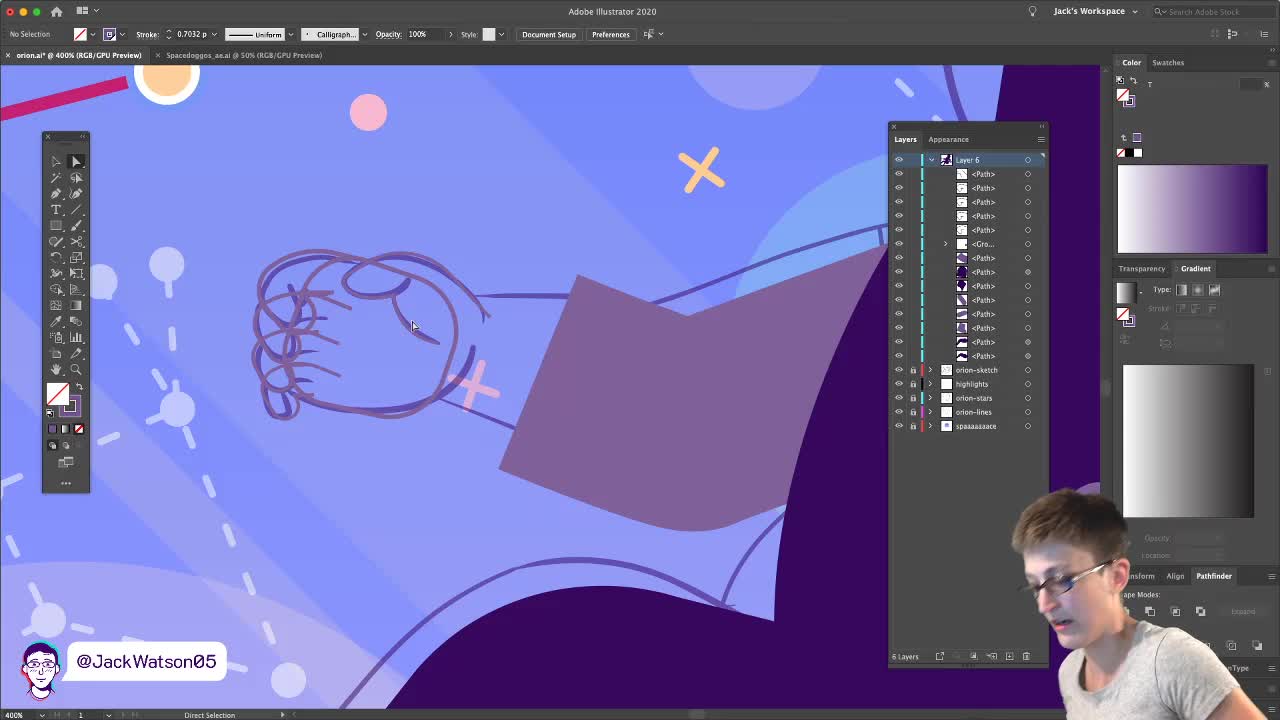 Illustrator - Space SVG and GIF Animations using Adobe Illustrator and ...