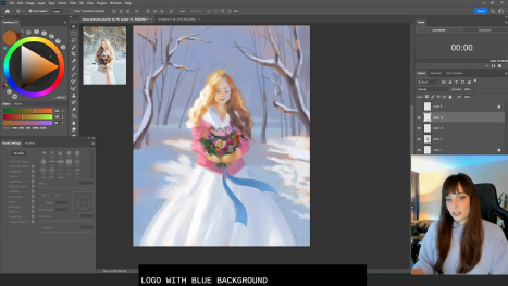 Photoshop - Winter Painting in Photoshop with Maddy Bellwoar :: Behance