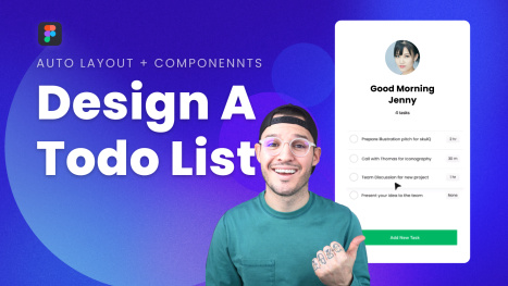 Figma Auto Layout + Interactive Components | Design a Todo List :: Behance
