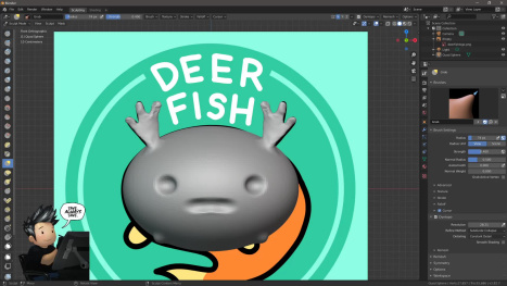 Deerfish 3d sculpting...can I do this?