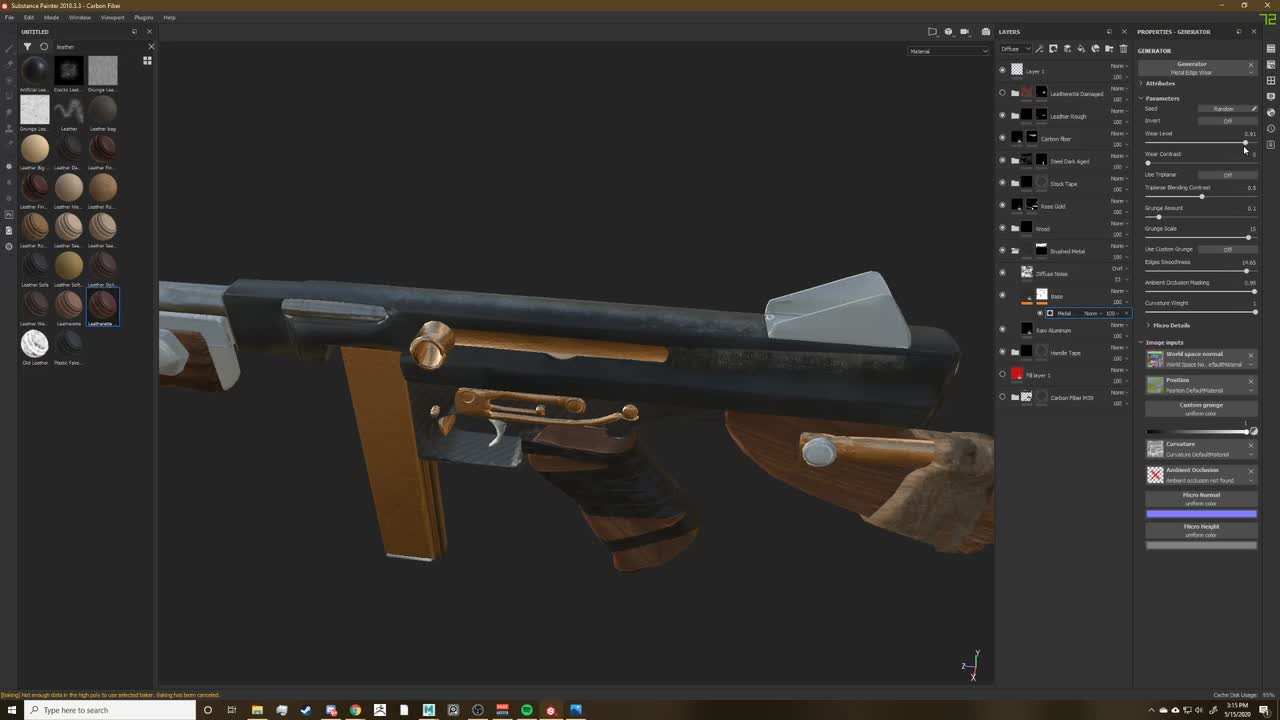 Photoshop - Texturing 3D models: Rust Thompson