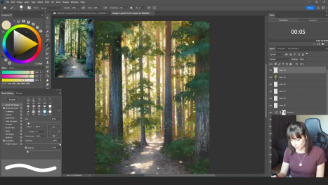 Photoshop - Simplifying Foliage in Photoshop with Maddy Bellwoar :: Behance