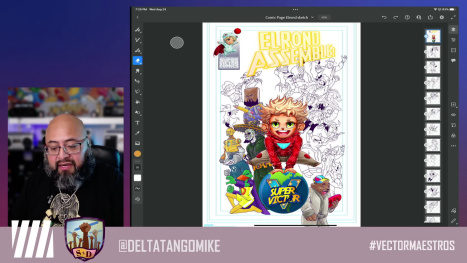 Fresco - #WorldOfVectors w DTM - Part 2 Comic Book Cover Art for # ...