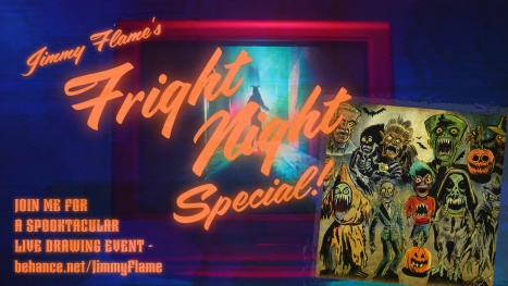 Photoshop - FRIGHT NIGHT Halloween Drawing Special! :: Behance