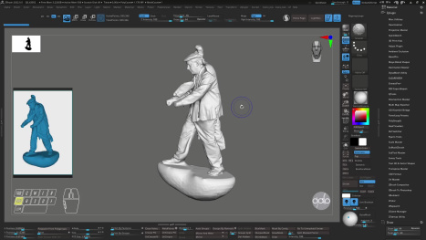 3d / character print / retrieving models