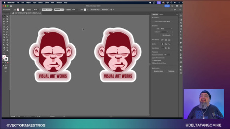 Fresco - how to make vector sticker designs with layers AND properties ...