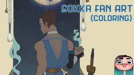 Photoshop - Avatar Fan Art: Sokka (Coloring)