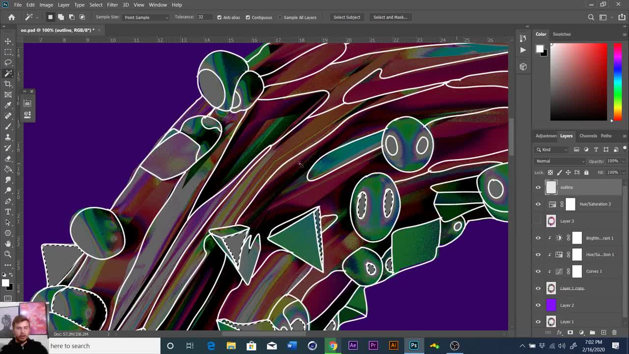 Photoshop - PART 2 - 3D Render to 2D Illustration in Photoshop - with ...