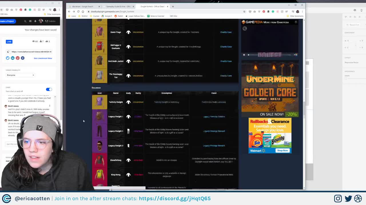 Dead by Daylight themed UX/UI