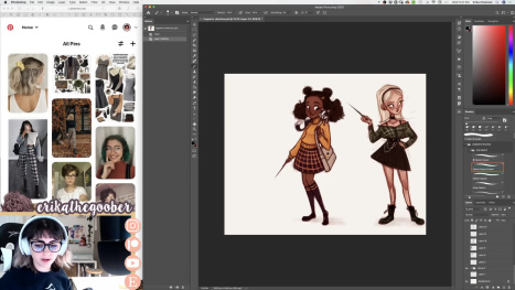 Photoshop - Creating a Ravenclaw Hogwarts Student Character with Erika ...