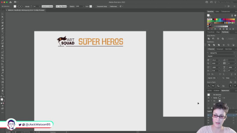 Illustrator - Art Squad Super Hero Project