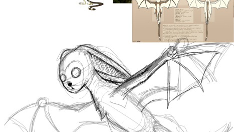 Fresco - Drawing momo from atla!